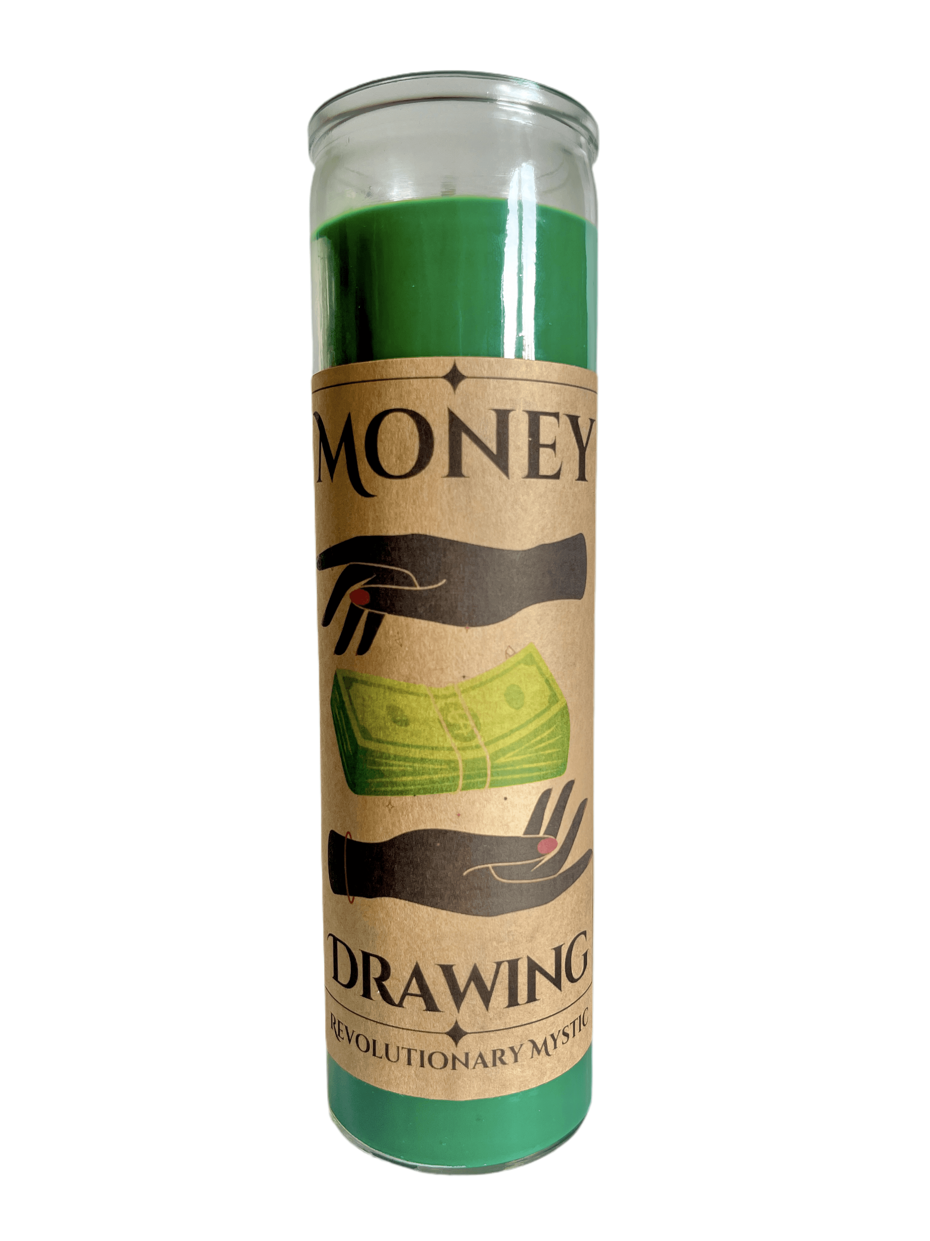 Money Drawing Candle – Revolutionary Mystic